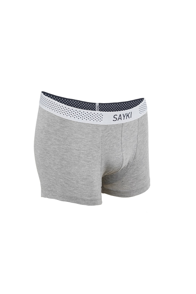 Gri Pamuklu Boxer | Hatem Saykı 15153023C001