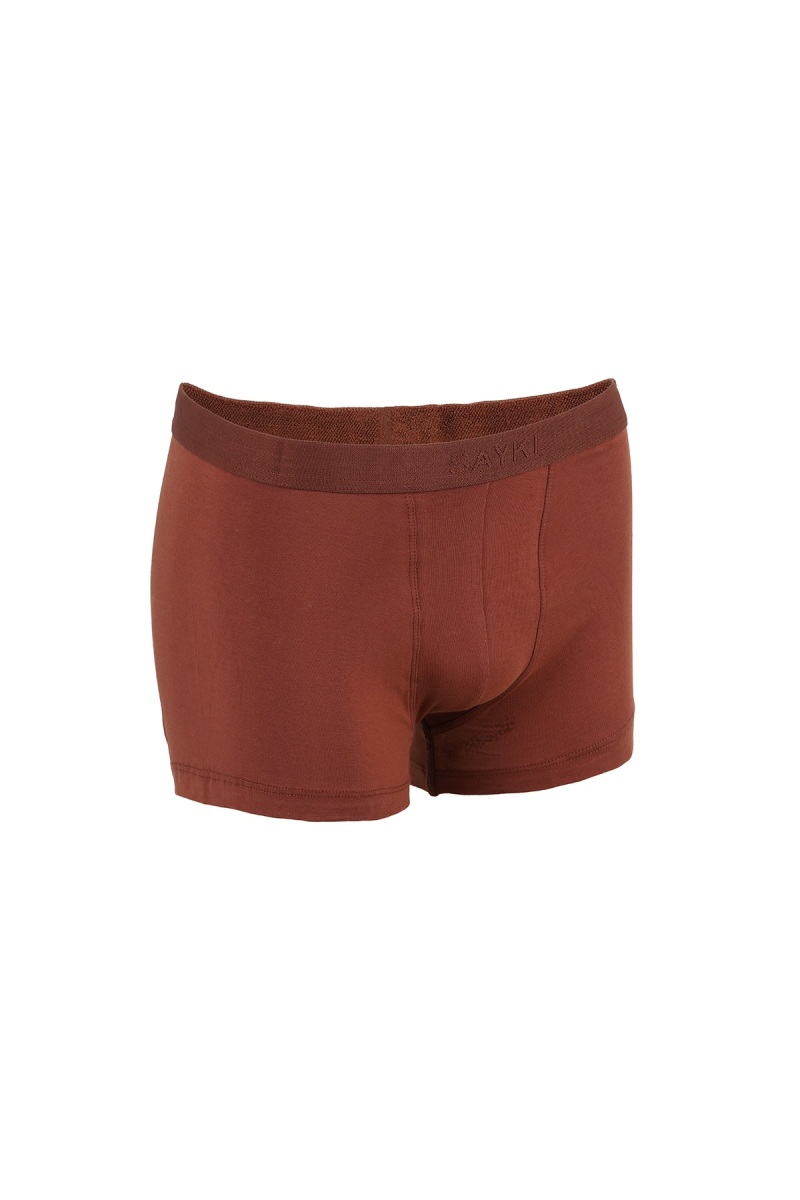 Kahverengi Pamuklu Boxer | Hatem Saykı 15153024C001